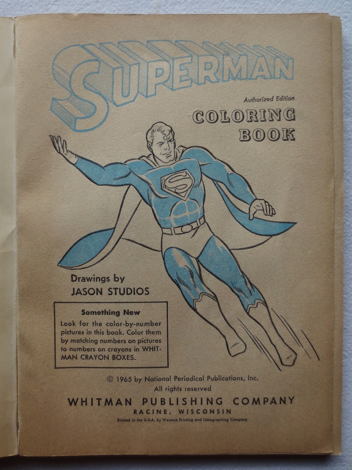 ART SKOOL DAMAGE : Christian Montone: Superman & Batman Coloring Books ...