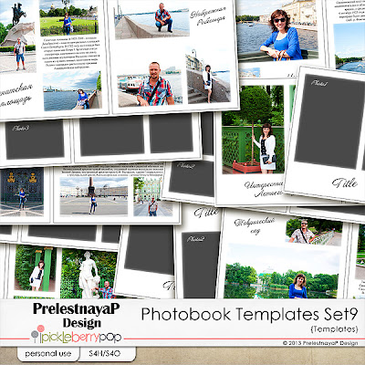 New Photobook Templates Set 9 - 20% Off (4 formats)