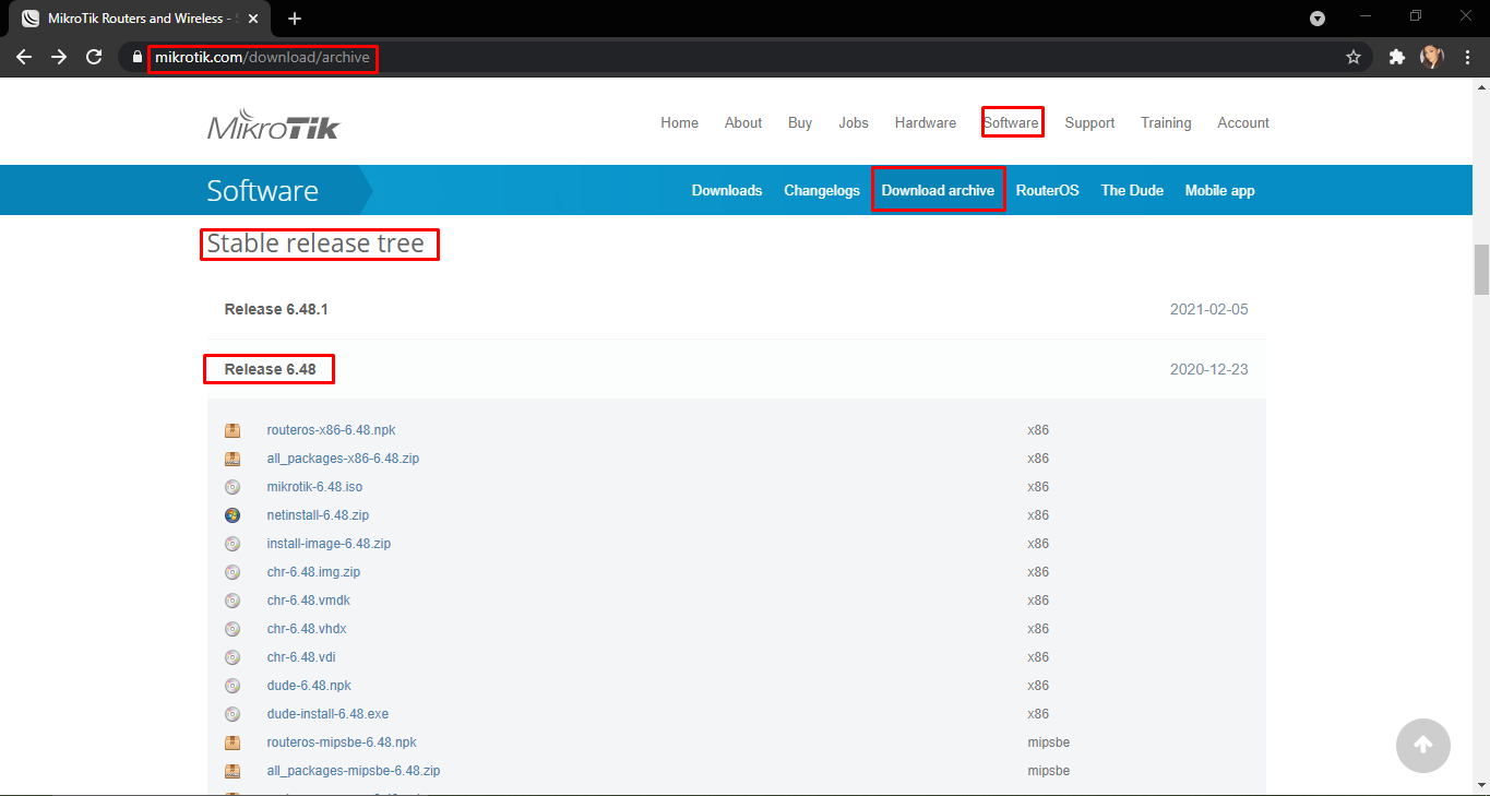 Lab 1.3 RouterOS Release (Upgrade and Downgrade) - Information Technology
