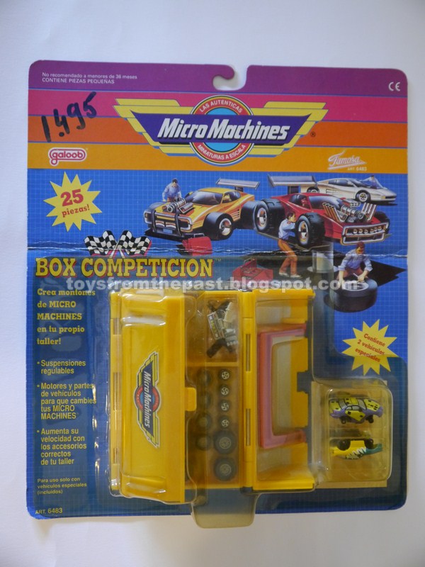 Toys from the Past: #18 MICRO MACHINES - SPEED SHOP CUSTOMIZING SET (1990)