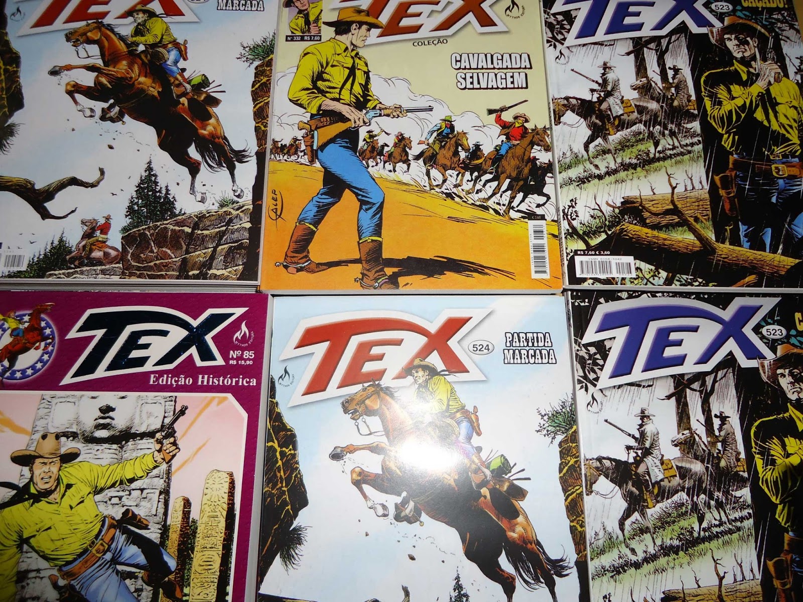 ZONA FRANCA COMICS: TEX 524 / TEX EDIÇÃO HISTÓRICA / HELLBOY / ANJO CAIDO ZONA FRANCA COMICS: TEX 524 / TEX EDIÇÃO HISTÓRICA / HELLBOY / ANJO CAIDO