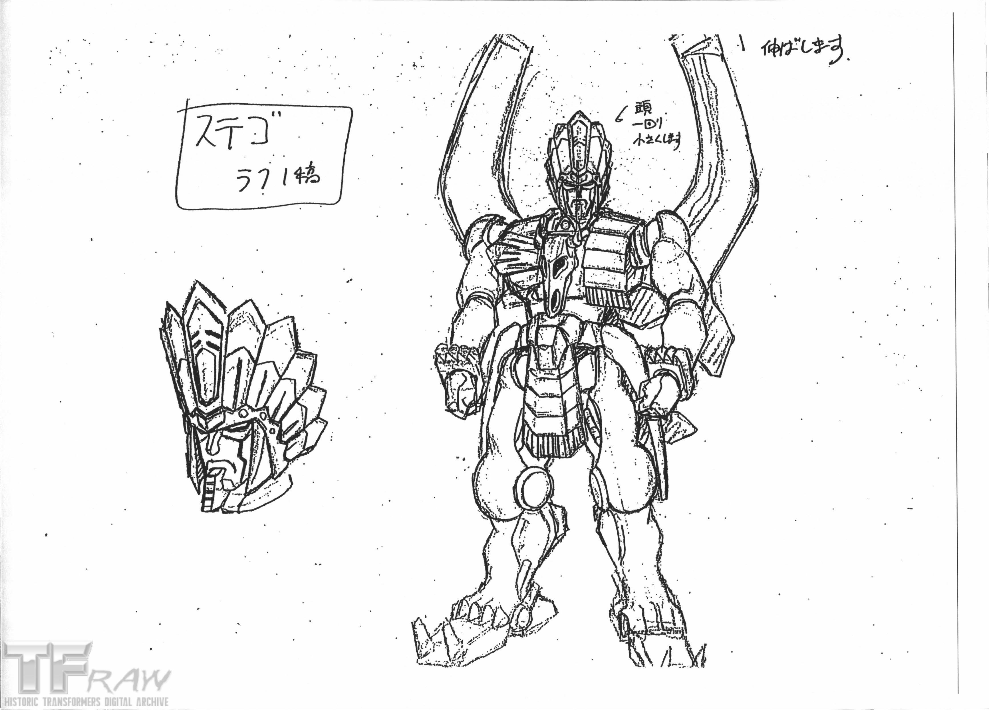 Beast Wars Neo Model Sheets