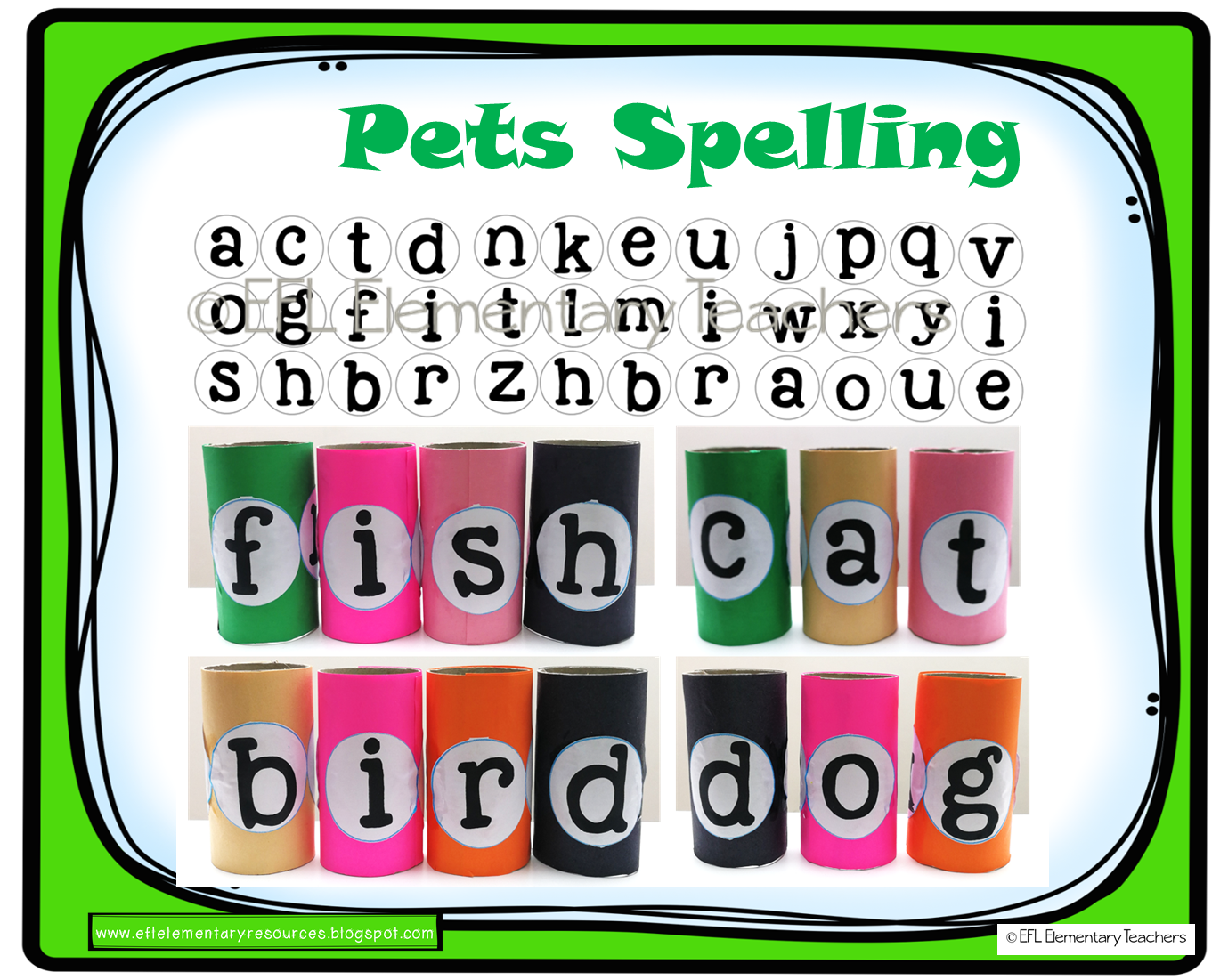 EFL Elementary Teachers: Pet theme for Elementary Language Learners