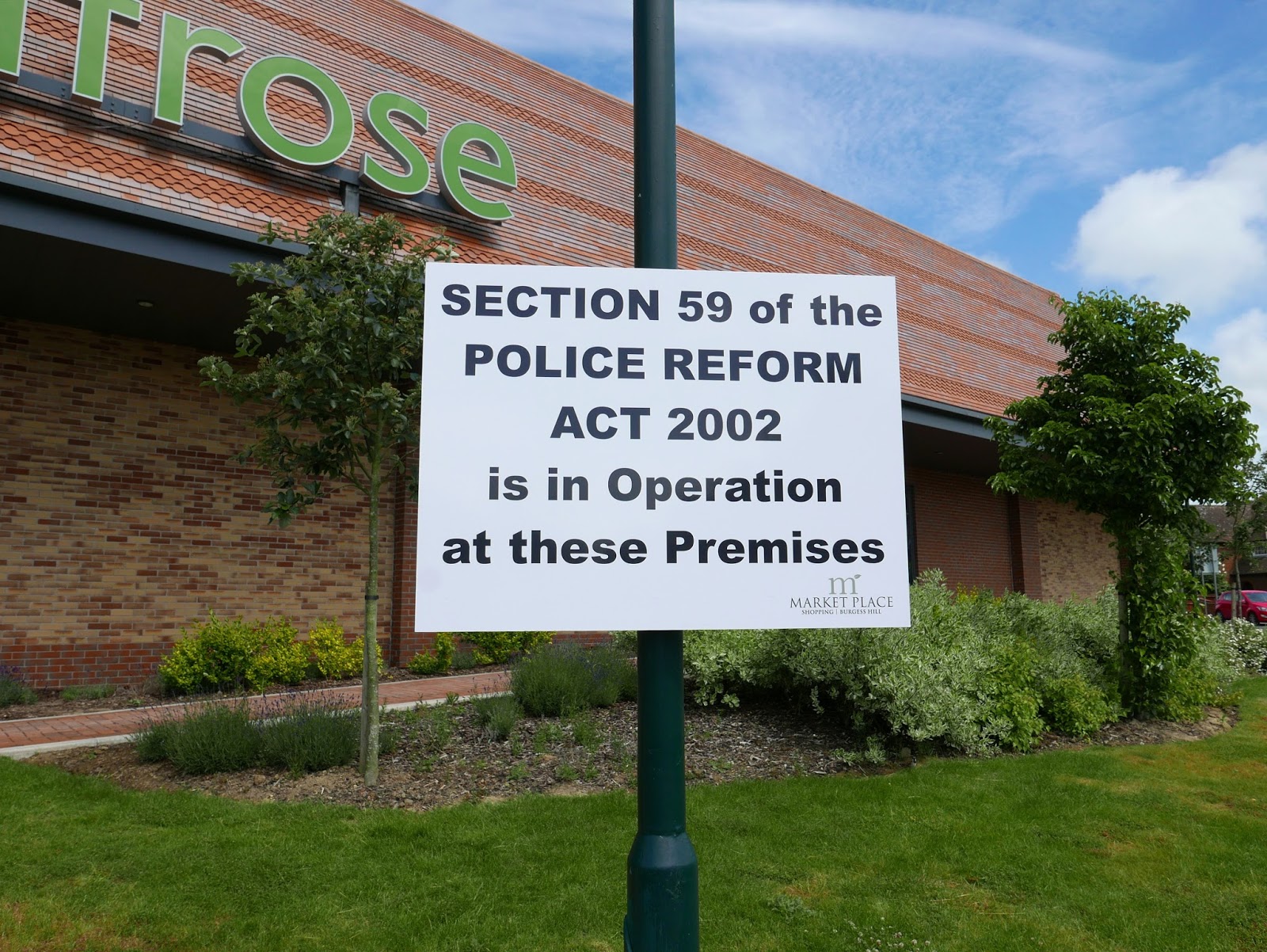 Lucy Melford: Burgess Hill shoppers threatened with arrest by the Police!