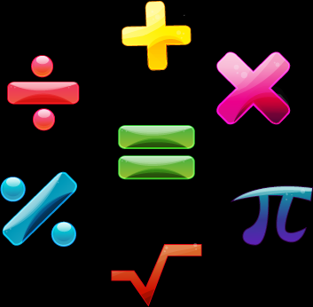 Simbolos matemáticos e sobre sinal de maior e menor