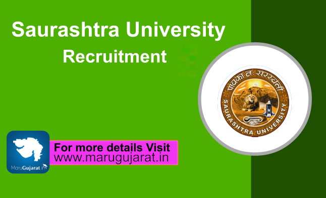 Saurashtra University, Rajkot Recruitment for Engineer BE Civil Posts 2021