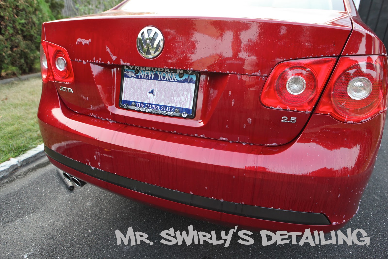 Mr. Swirly's Detailing: 2006 Maroon VW Jetta