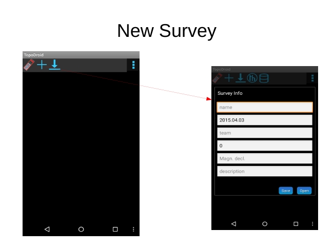 espeleobloc: Cave surveying with TopoDroid