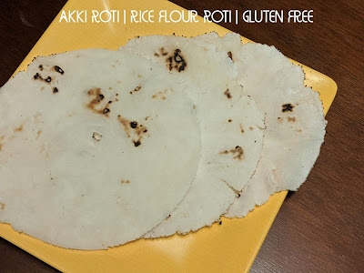 Plain Akki Roti | Rice Flour Roti | Gluten Free