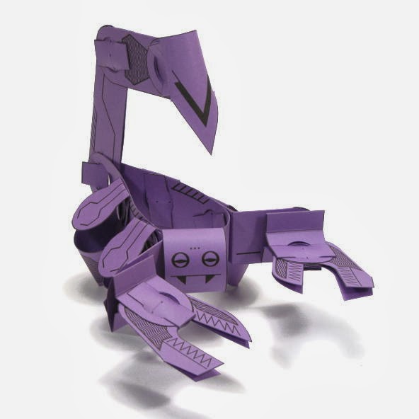 Skorpod Paper Toy ~ Paperkraft.net - Free Papercraft, Paper Model ...
