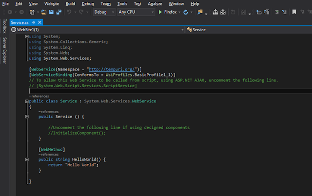 Usando Servicios Web con .Net: 000 SERVICIO WEB EN ASP