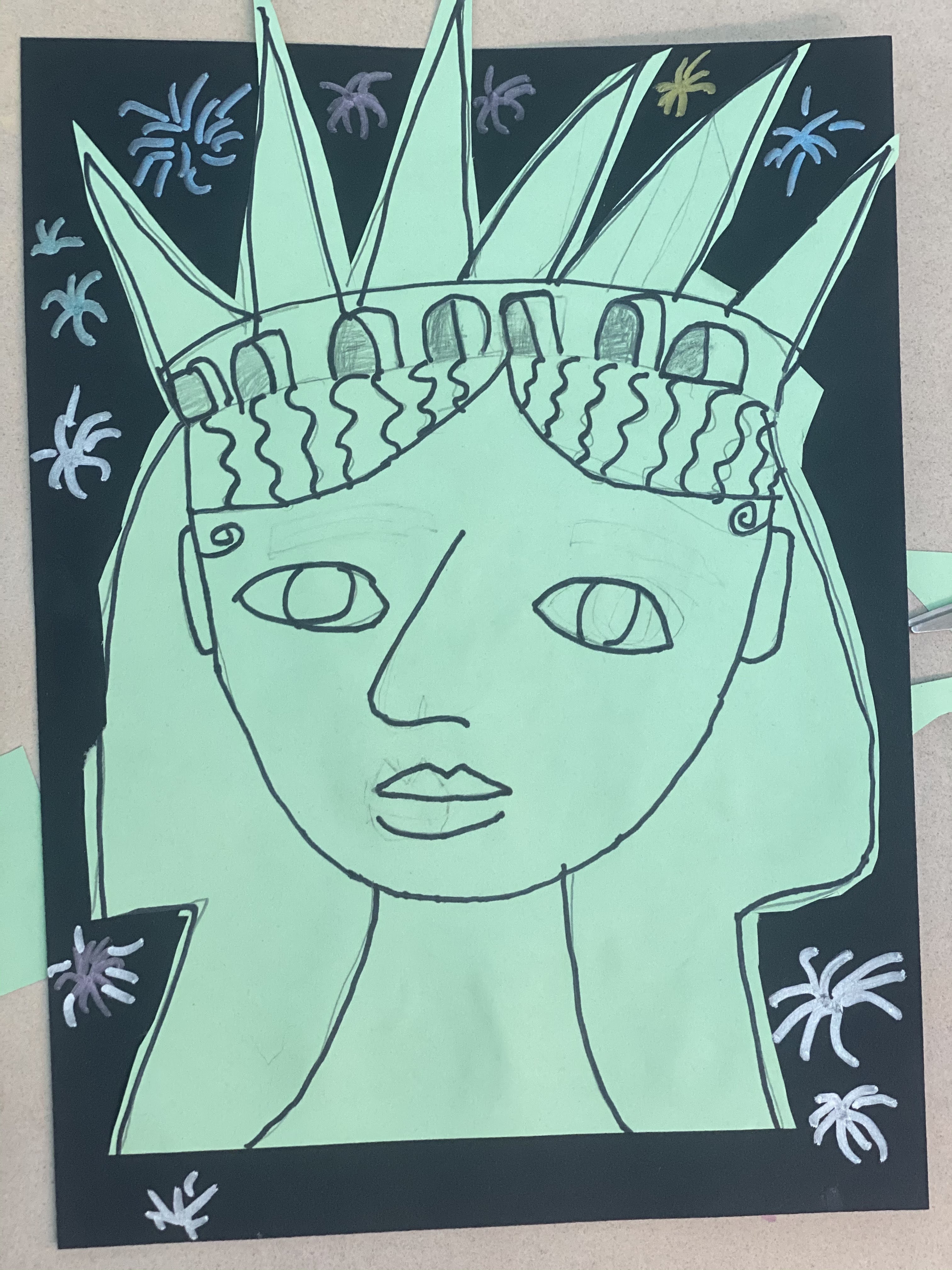 Elements of the Art Room: Patriotic art for Veterans Day!