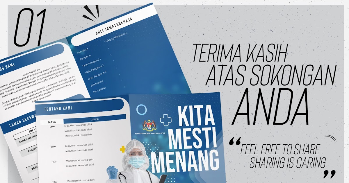 BUKU PROGRAM DOT COM: Template Buku Program Tema Frontliner