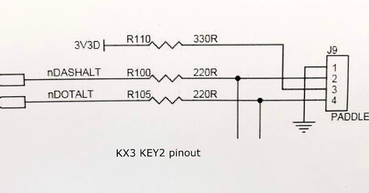 W0CP: Adapting the Elecraft KX3 and KX2 for two keys - two keys ...