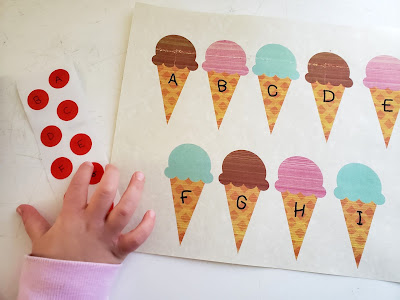 Mom's Tot School: I is for Ice Cream!