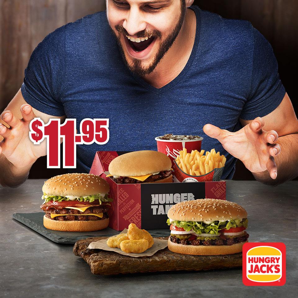 我的澳洲生活: A Hungry Review: Hungry Jack's Hunger Tamer vs. Red Rooster ...