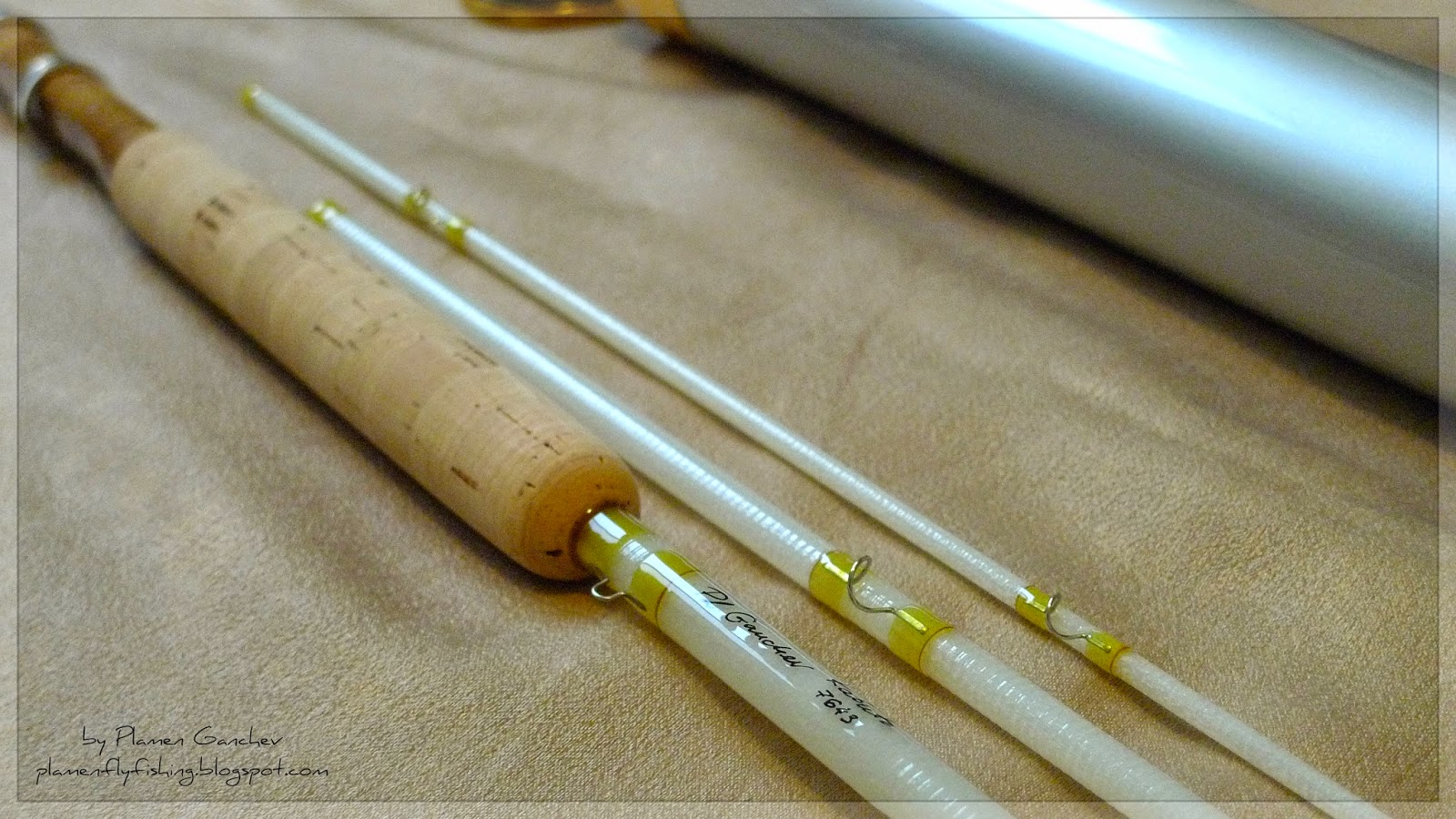 Plamen Ganchev fly rods: Kabuto fiberglass 7ft 6in 4wt custom fly rod