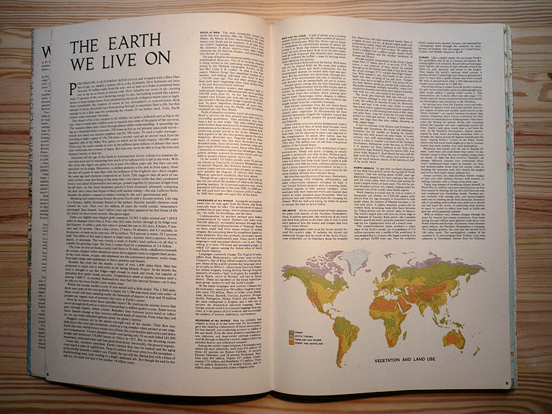 + harvest +: NATIONAL GEOGRAPHIC ATLAS, 1970