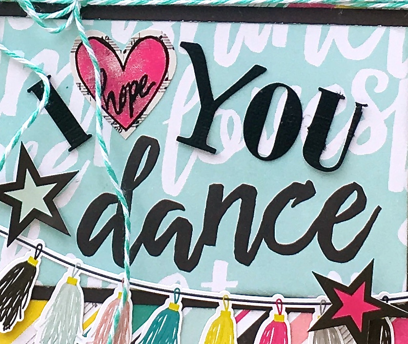 FotoBella: Simple Stories Dance Collection Graduation Card