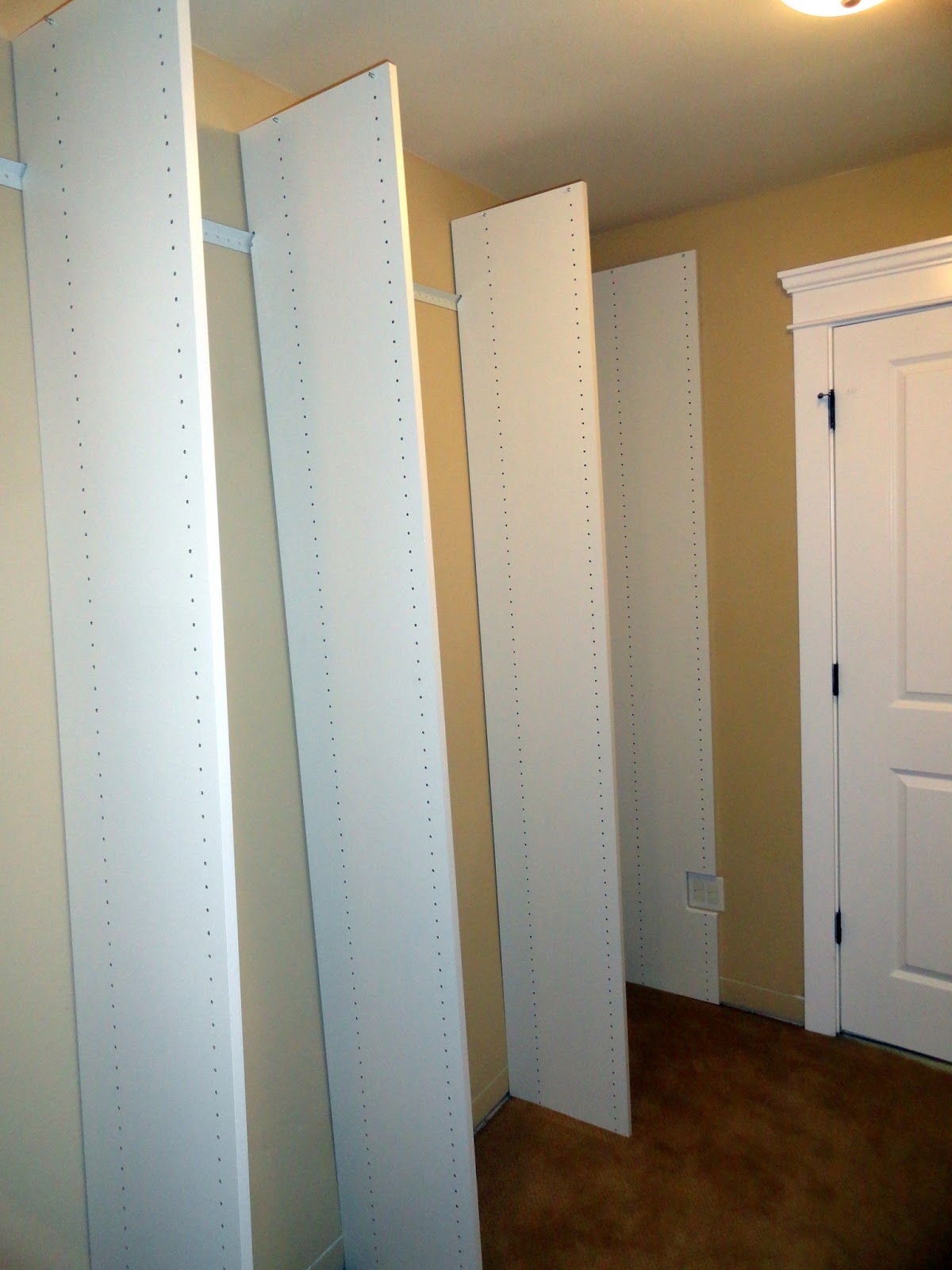 Master Bedroom Closet DIY Built In's with Easy Closets