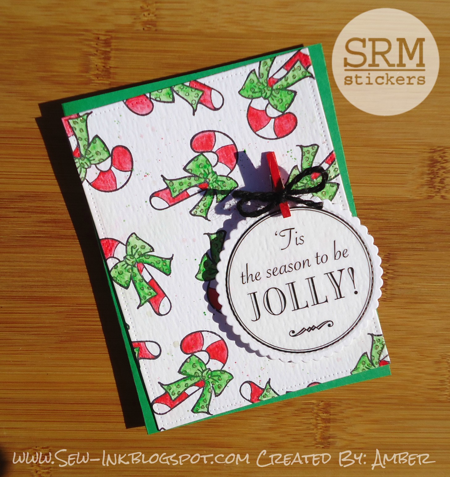SRM Stickers: Jolly Card by Amber