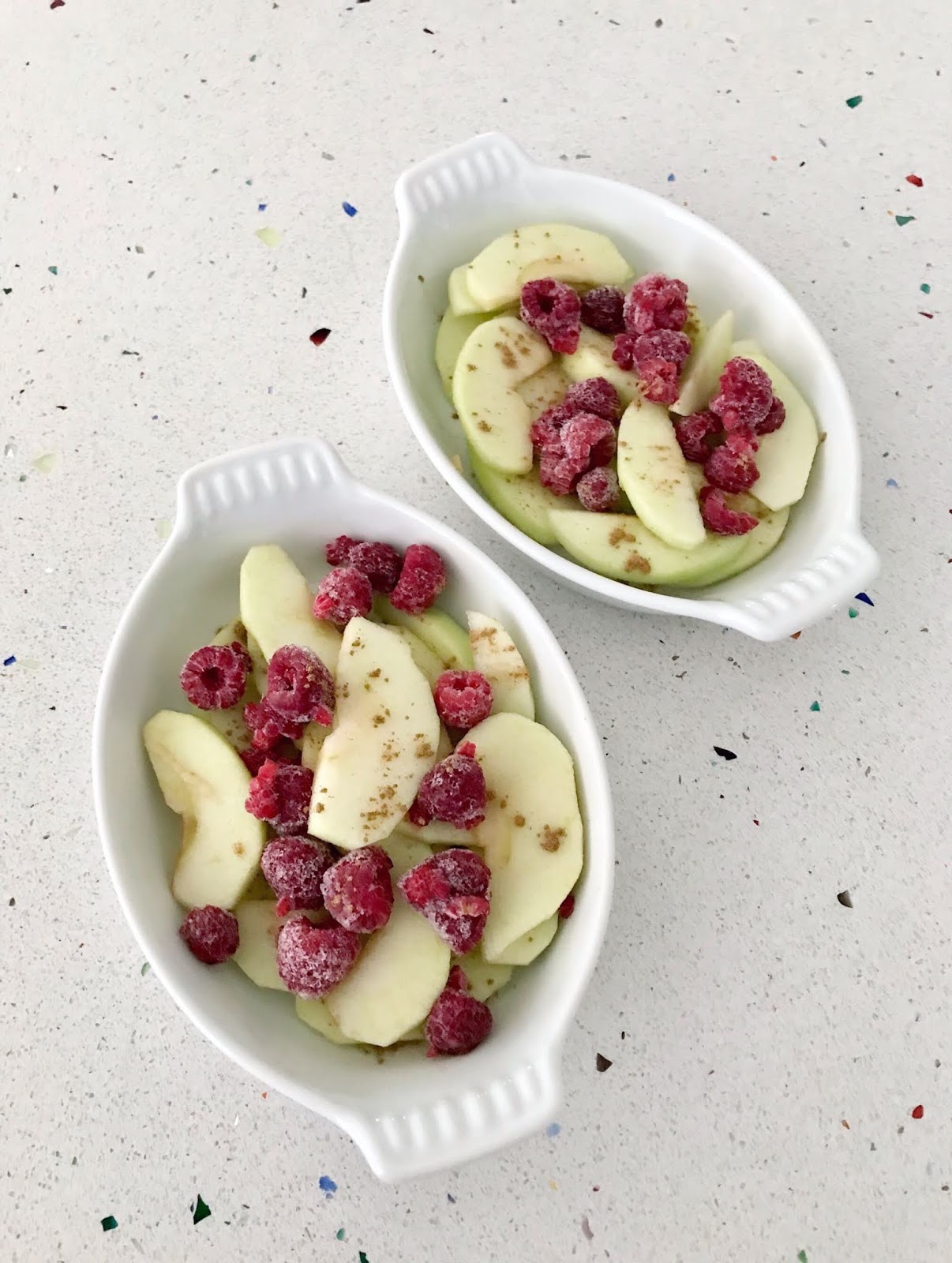 Apple & Raspberry Crumble