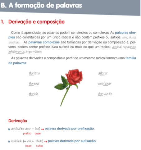 Oficina Língua Portuguesa: Formação de palavras: derivação