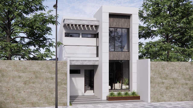 PLANO DE CASA DE 6 X 15 METROS