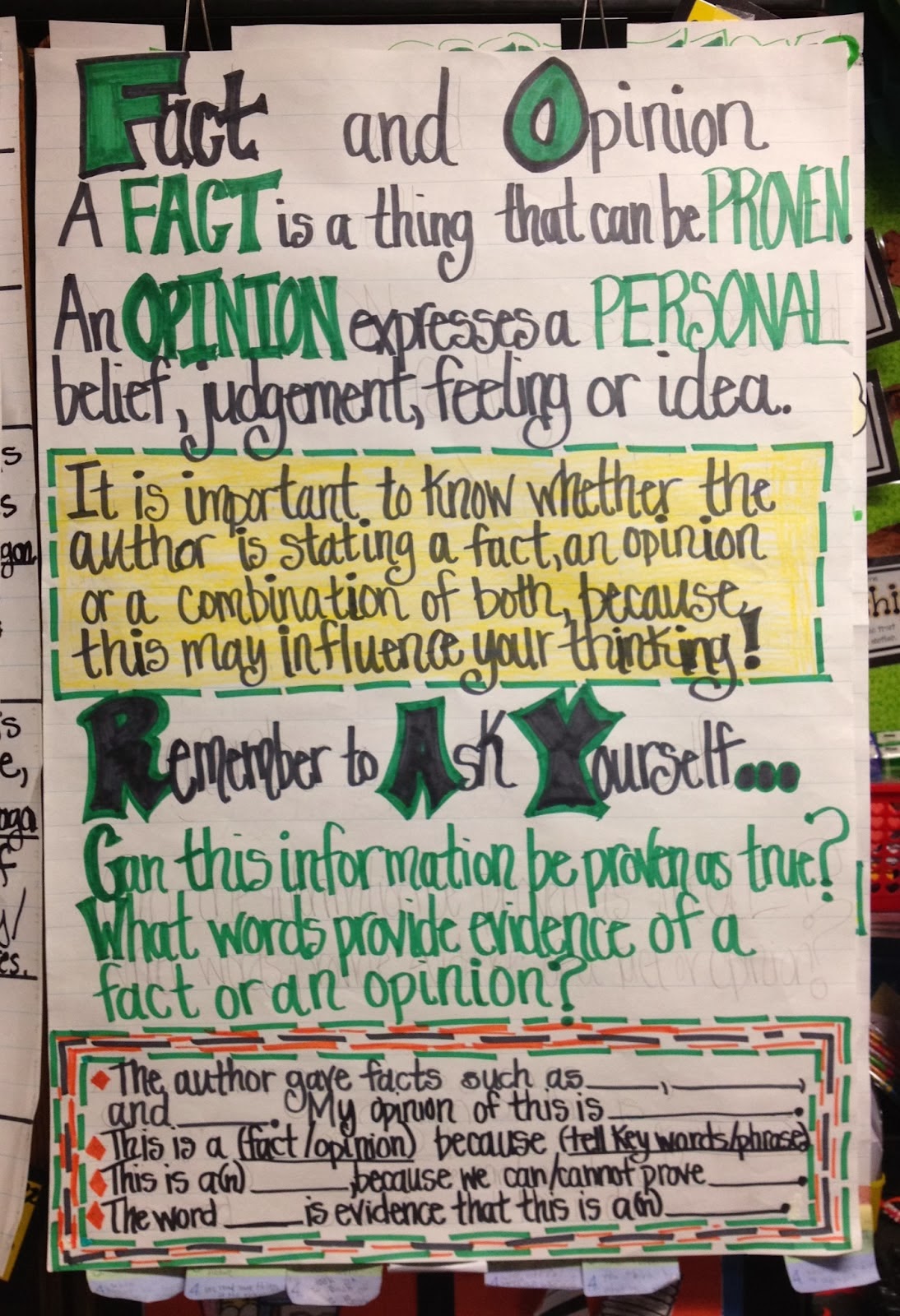 Concentrate of Critical Reading: Separating Facts From Opinions