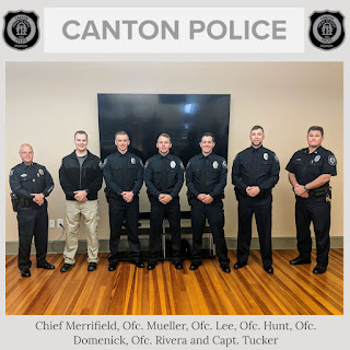 Canton Police Newsroom: Canton Police Welcomes New Officers