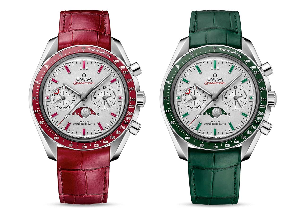 Omega - Speedmaster Moonphase Chronograph Platinum-Gold | Time and ...