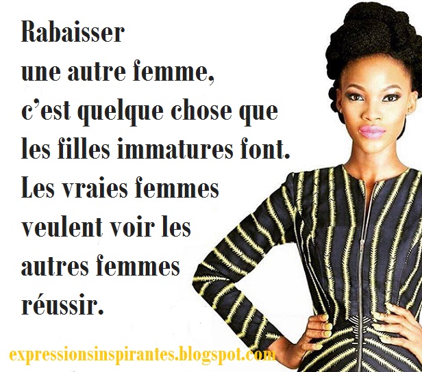 Expressions : Rabaisser une autre femme