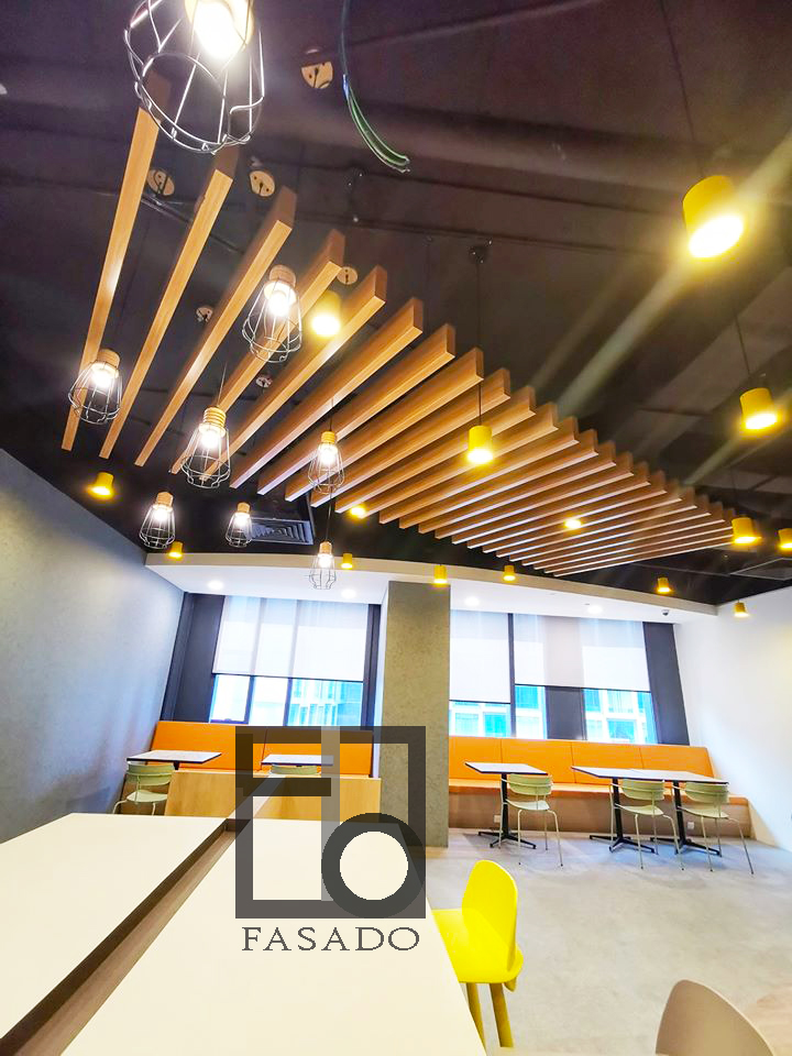 Aluminium Baffle Ceiling - Project HYM Office