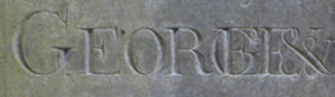 Grave Mistakes: How do you spell George?