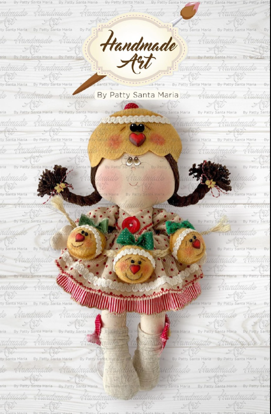 Artesanato para todos: Boneca Ginger em Feltro com Molde