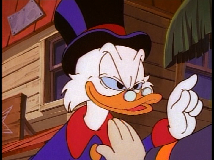 Scrooge's goofy Faces