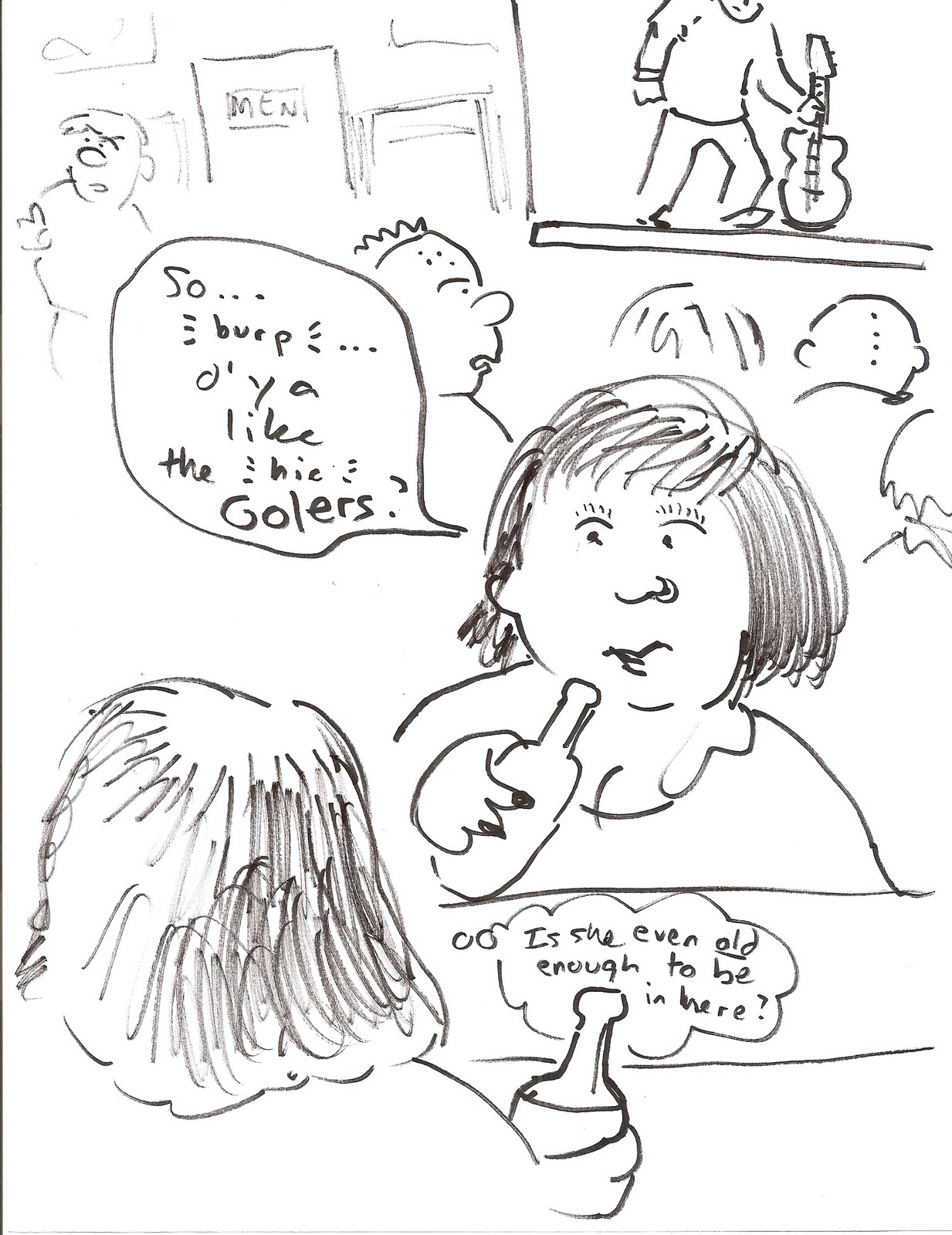 Alienated in Vancouver: Golers and Zuckuss, Saturday night at Thrasherbalts