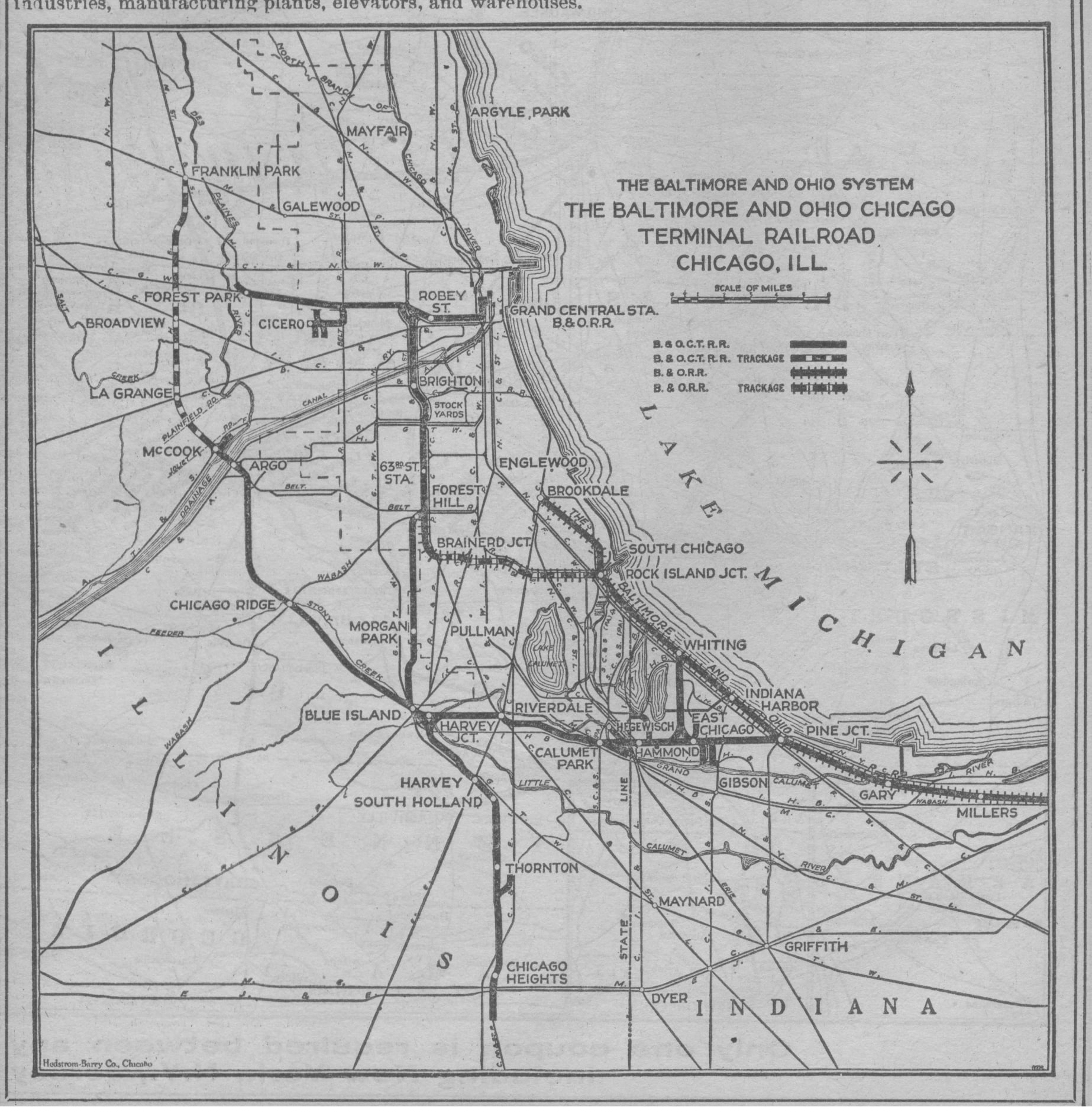 Industrial History: B&OCT: Chicago & Calumet Terminal and Chicago ...