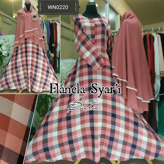 RUMAH BUSANA BUNDA (Heni Fashion): FLANELA SYARI GAMIS FANEL TEBAL ...