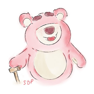 #3 Sketch: Lotso Toy Story
