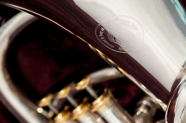 B&H Besson Sovereign 967 Round Globe Stamp Euphonium with Prestige look ...