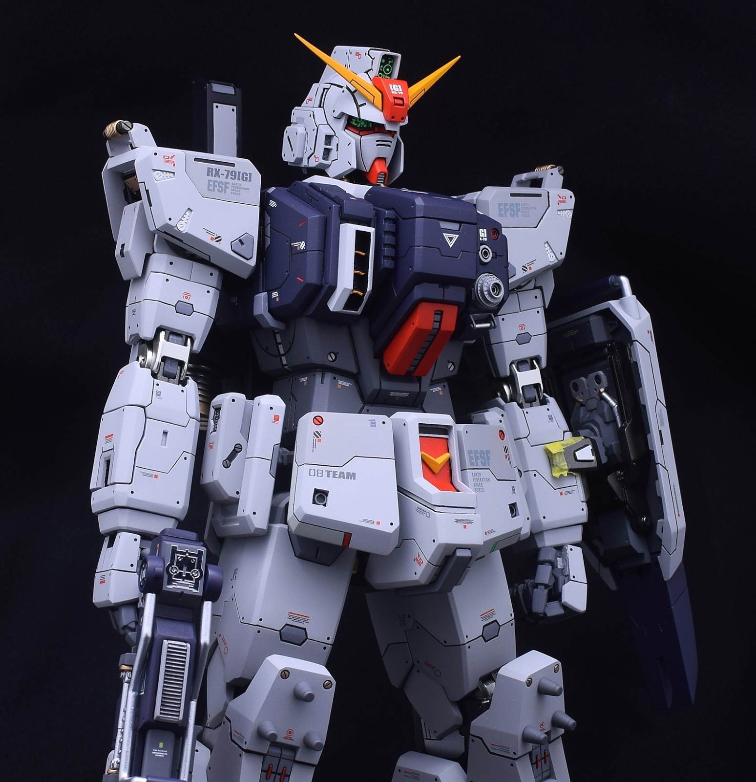 GUNDAM GUY: NG 1/60 RX-78G Gundam Ground Type - Painted Build