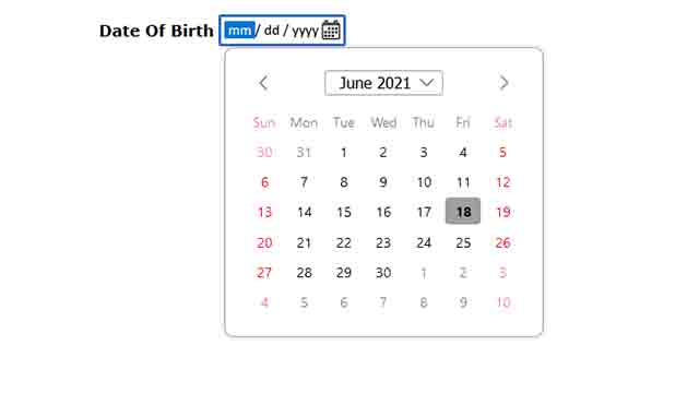 Awesome Datepicker Examples With Source Code