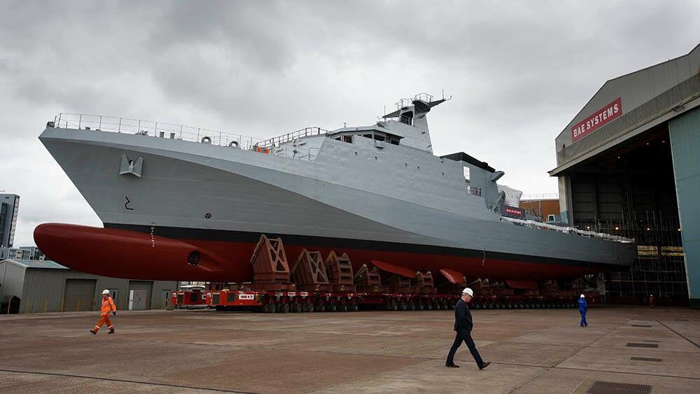 Asian Defence News: HMS Forth launched - First Batch 2 River-class PSO ...