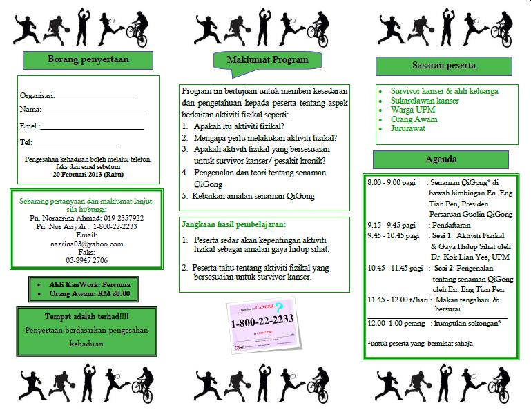 CaRE UPM: (EVENT) Aktiviti Fizikal & Gaya Hidup Sihat