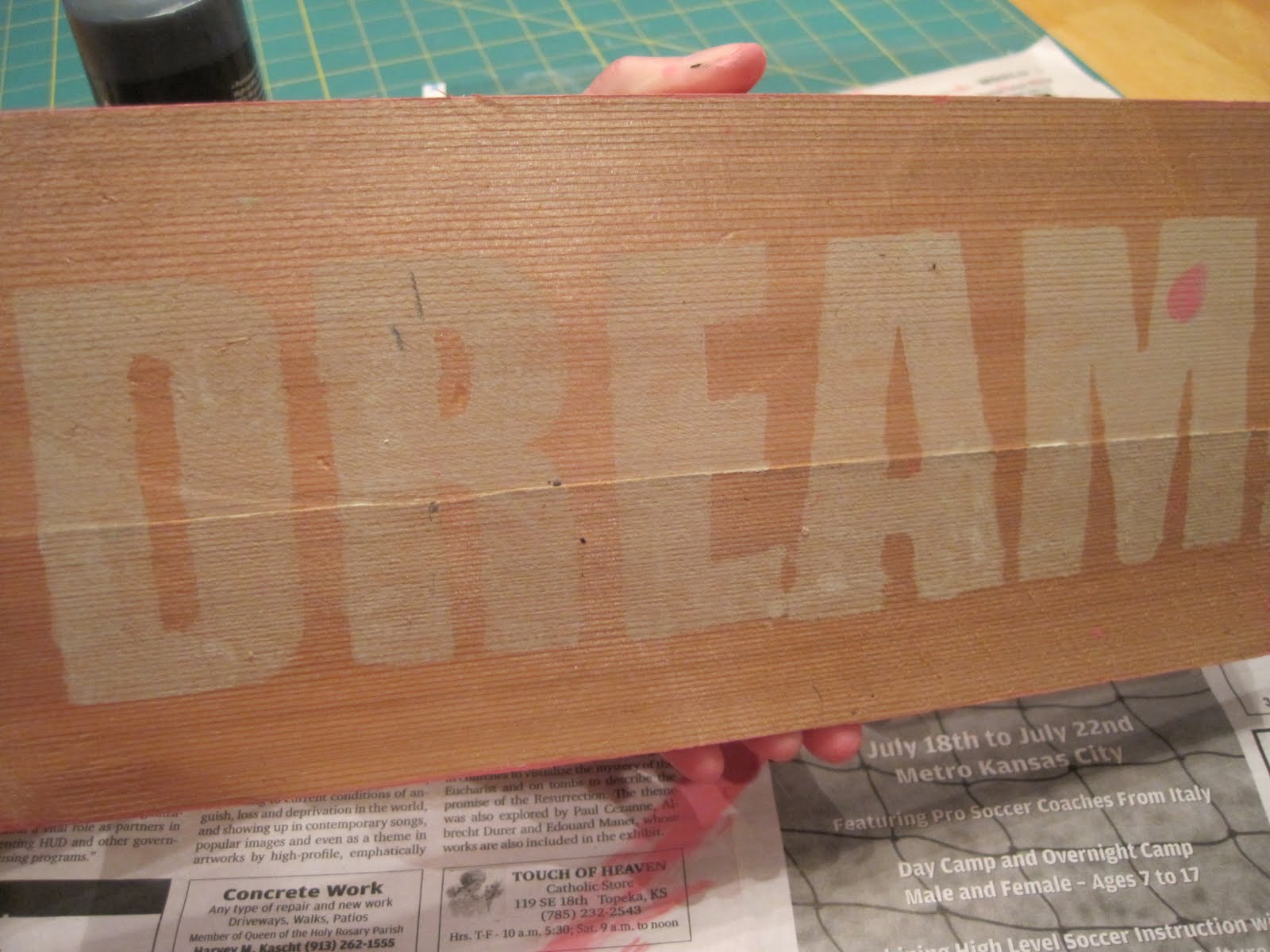 Live. Love. Craft.: Tutorial ~ Distressed wood sign