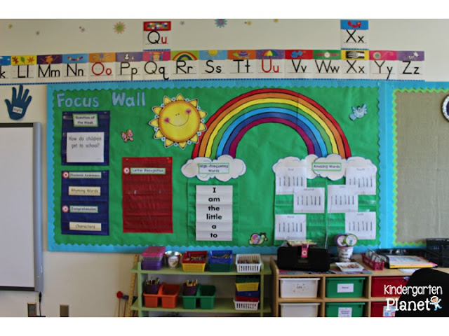 Kindergarten Planet: Classroom Reveal and a Freebie!