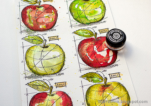 Layers of ink: Watercolor Apples Tutorial