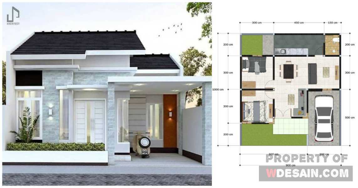 Desain Rumah Type 45 Berikut Pengertian dan Inspirasinya - Desain Rumah Minimalis Sederhana