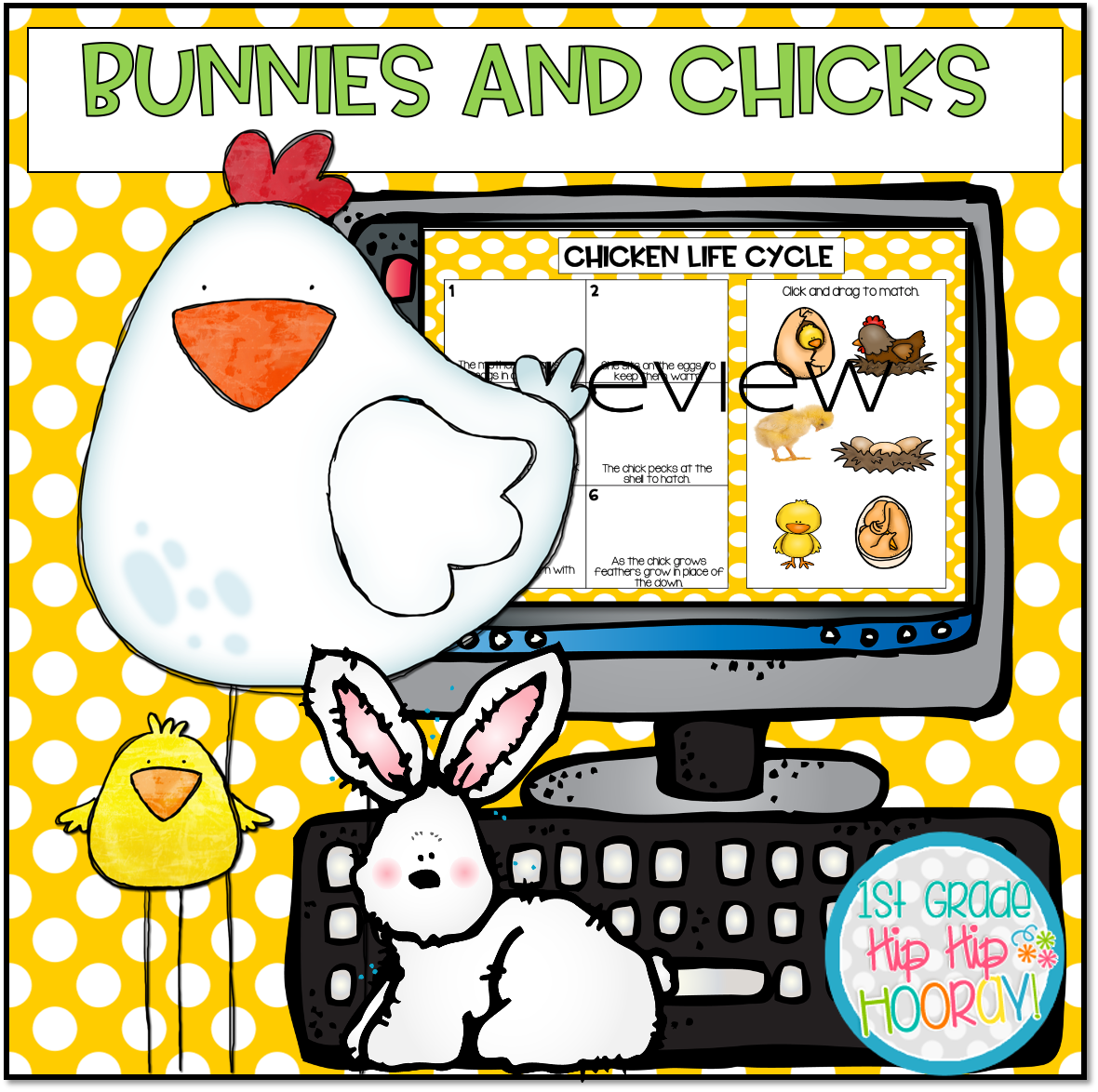 1st Grade Hip Hip Hooray!: Bunnies and Chicks...Informational Text